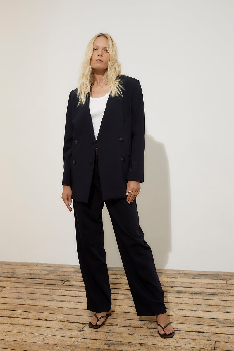 Carolina Trousers – Navy - riand28