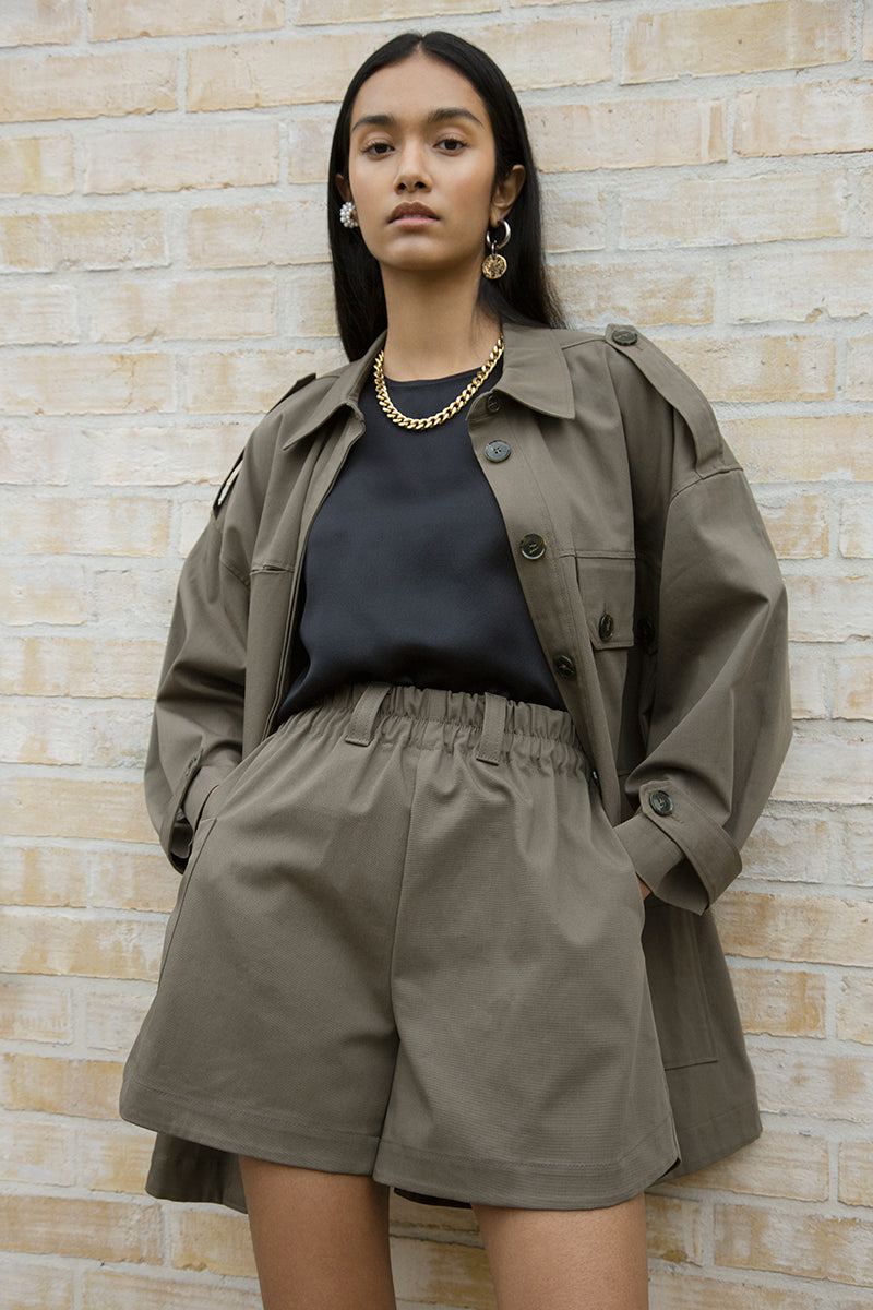 Freddie shorts - Olive - riand28