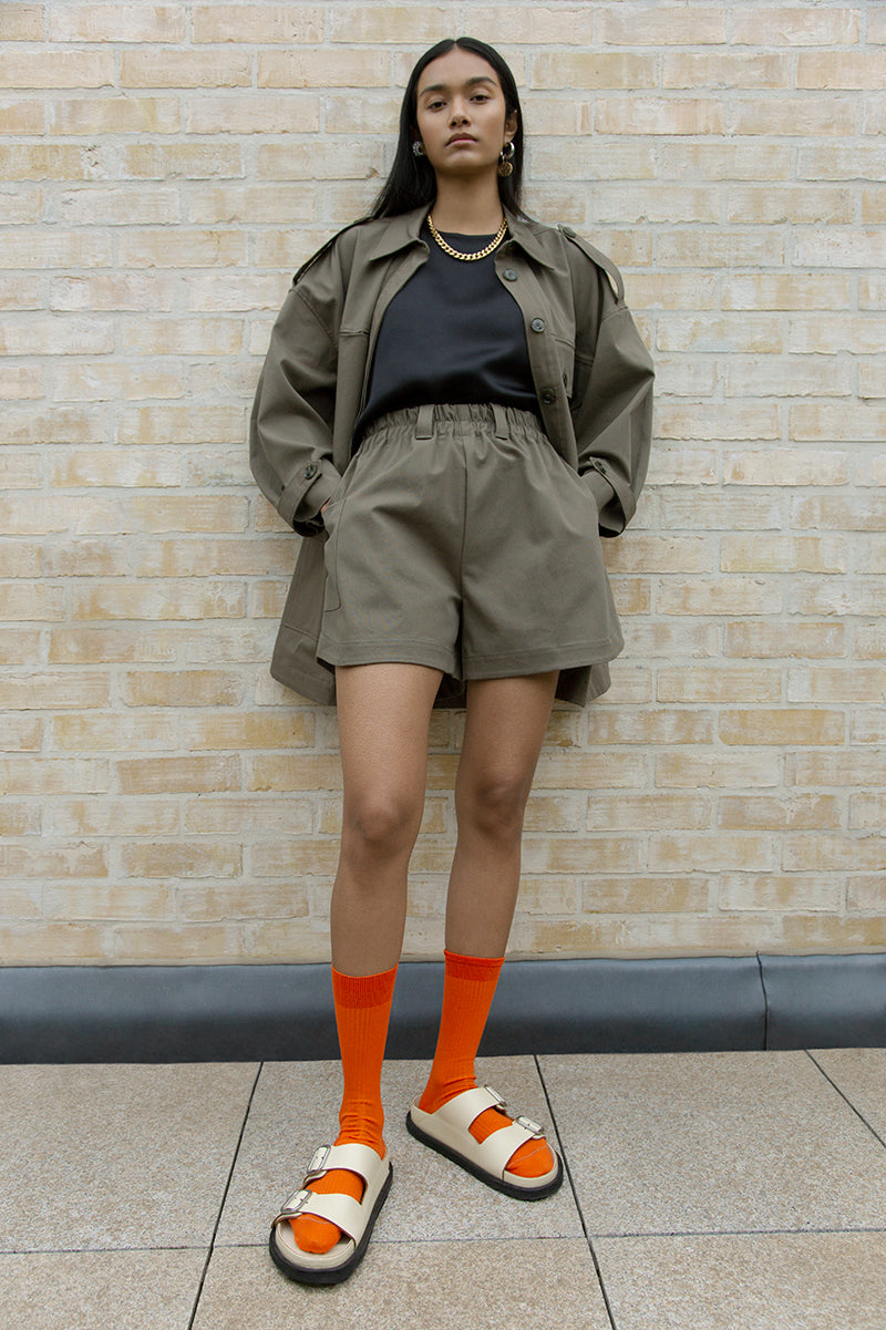 Freddie shorts - Olive - riand28